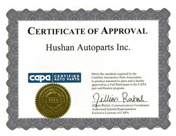 Patent | HUSHAN Autoparts Inc.